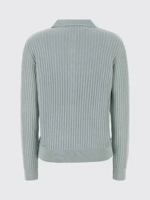 BLAZÉ MILANO Cotton And Silk Knit Polo Shirt