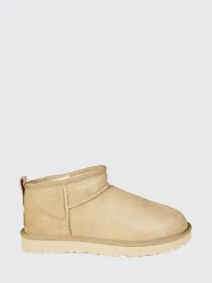 UGG Classic Ultra Mini Suede Ankle Boots - Beige