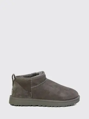UGG Classic Ultra Mini Waterproof Suede Ankle Boots - Grey