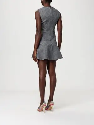 SELF-PORTRAIT Wool Blend Mini Dress