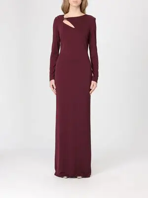 Ralph Lauren Long Sleeve Maxi Dress With Cut Out Detail