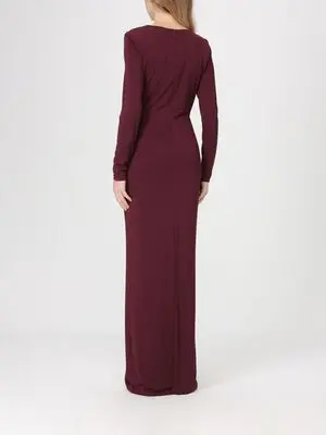 Ralph Lauren Long Sleeve Maxi Dress With Cut Out Detail