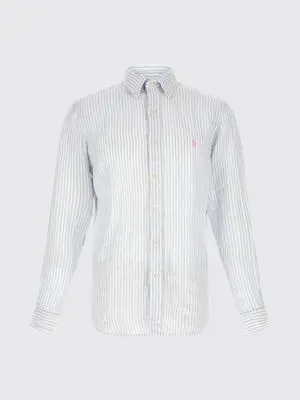 Polo Ralph Lauren Striped Linen Shirt - White