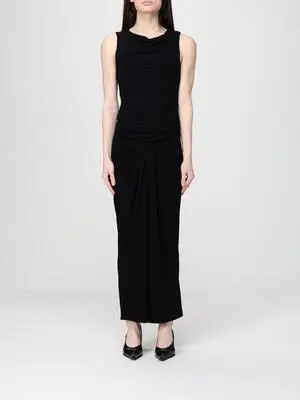 ENTIRE STUDIOS Jersey Midi Dress - Black