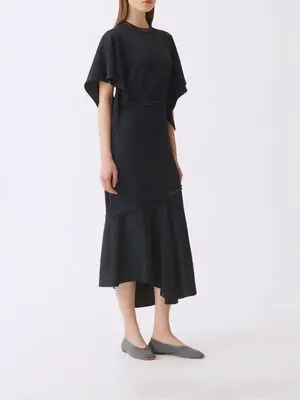 Fabiana Filippi Asymmetric Midi Dress - Blue