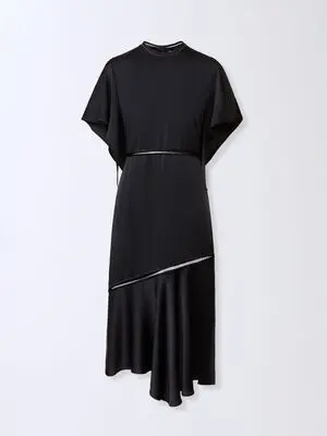 Fabiana Filippi Asymmetric Midi Dress - Blue