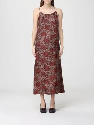 UMA WANG Anaya Viscose Blend Midi Dress - Black