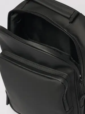 Rains Book Daypack In Waterproof Pu - Black