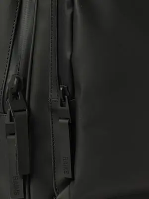Rains Waterproof Pu Book Daypack - Black