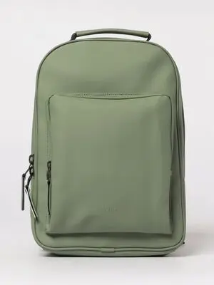 Rains Book Daypack In Waterproof Pu - Green