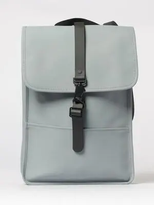 Rains Puffed Mini Backpack In Waterproof Pu Grey