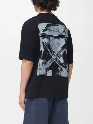 Off-White Crew-neck T-shirt In Cotton