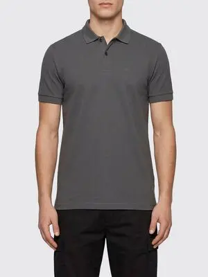 BOSS Cotton Polo Shirt Grey