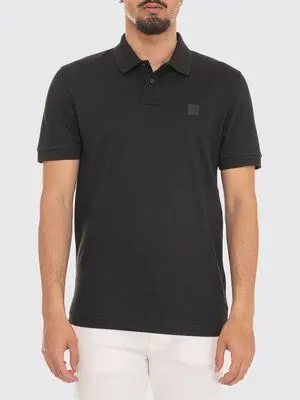 BOSS Basic Cotton Polo Shirt - Black