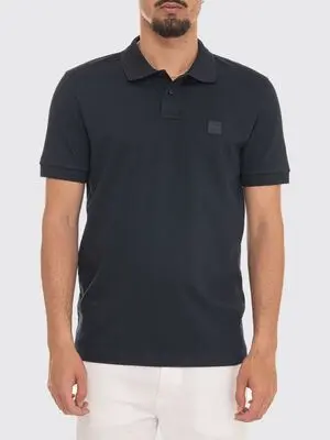BOSS Basic Cotton Polo Shirt - Blue 1