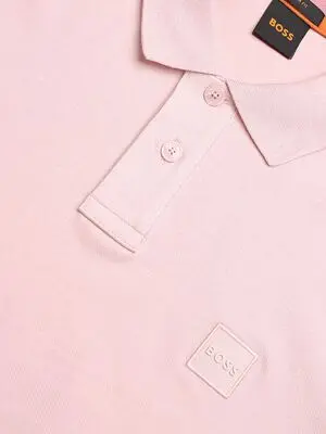 BOSS Basic Cotton Polo Shirt - Pink