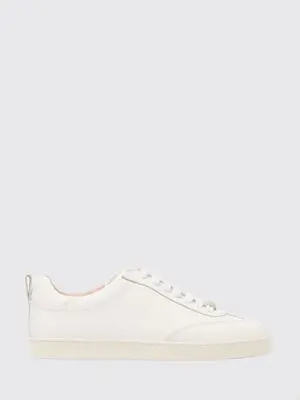 Fabiana Filippi Natural Grain Leather Sneakers - White