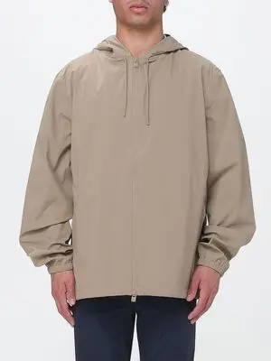 Rains Suva Jacket In Technical Fabric With Hood - Beige
