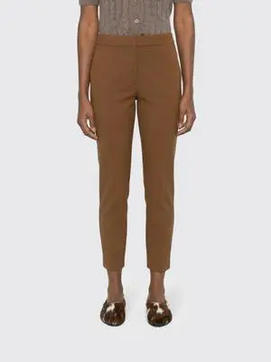 Max Mara Cropped Crêpe Trousers - Brown