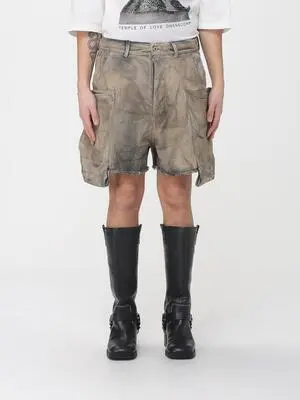Rick Owens Stefan Cotton Shorts - Rust