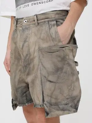 Rick Owens Stefan Cotton Shorts - Rust