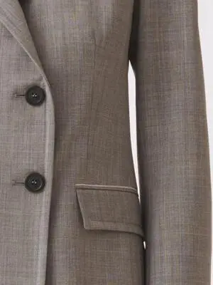 Fabiana Filippi Double-breasted Virgin Wool Blazer