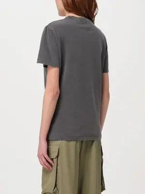 GOLDEN GOOSE Cotton T-shirt With Rhinestone Logo