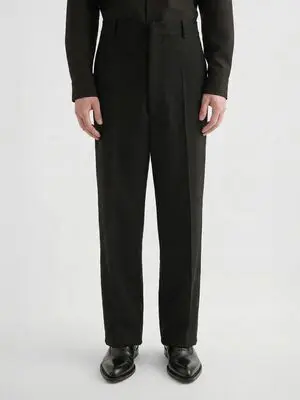 JIL SANDER Polyester Tailored Trousers - Black