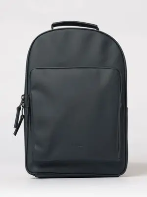 Rains Book Daypack In Waterproof Pu - Blue