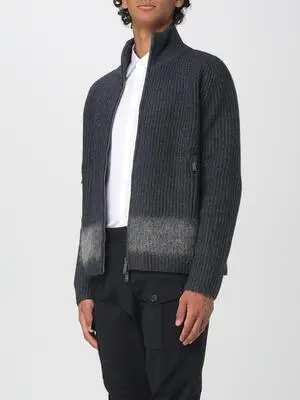 Dsquared2 Zip-up Ribbed Knit Jumper