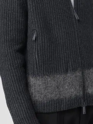 Dsquared2 Zip-up Ribbed Knit Jumper