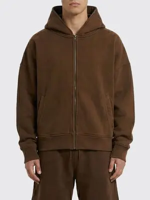 ENTIRE STUDIOS Cotton Zip-up Hoodie - Brown