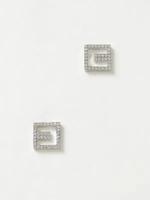 Elisabetta Franchi Stud Earrings - Silver