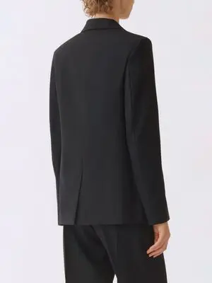 Fabiana Filippi Single-breasted Virgin Wool Blazer - Blue