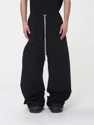 Rick Owens Cotton Flared Trousers - Black