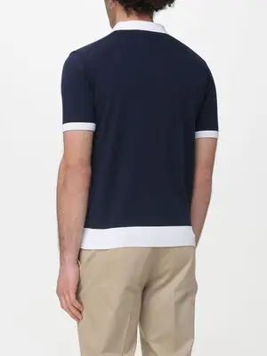 Peuterey Cotton Knit Polo Shirt - Blue