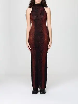 JEAN PAUL GAULTIER Python Print Dress - Brown