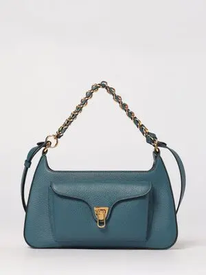 COCCINELLE Beat Generation Grained Leather Bag - Blue