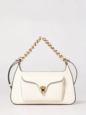 COCCINELLE Beat Generation Grained Leather Bag - Pearl