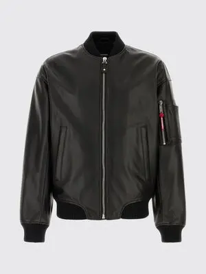 Dsquared2 Leather Bomber Jacket
