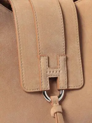 Hogan Suede Hobo Bag