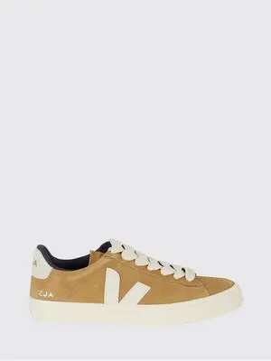 VEJA Campo Suede Sneakers With Contrasting Logo - Camel