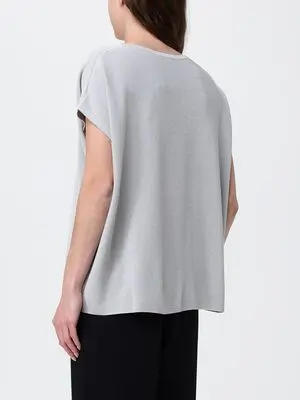 Fabiana Filippi V-neck Cotton Blend Sweater - Sky