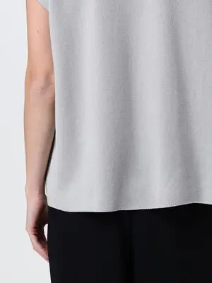 Fabiana Filippi V-neck Cotton Blend Sweater - Sky