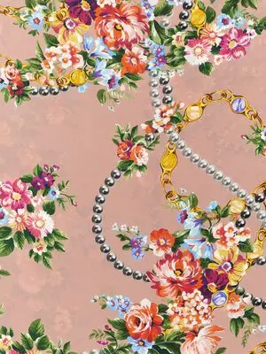 Dolce & Gabbana Silk Scarf With Floral Print