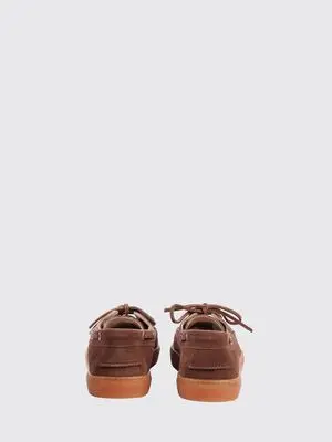 SUMMERY COPENHAGEN Paia Suede Boat Loafers - Brown