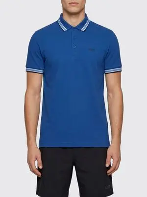 BOSS Basic Cotton Polo Shirt - Blue