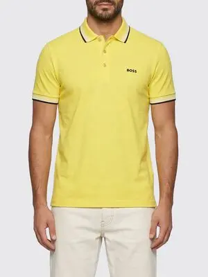 BOSS Basic Cotton Polo Shirt - Ocher