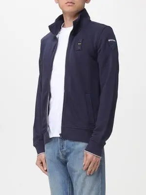 BLAUER. Cotton Zip-up Sweatshirt