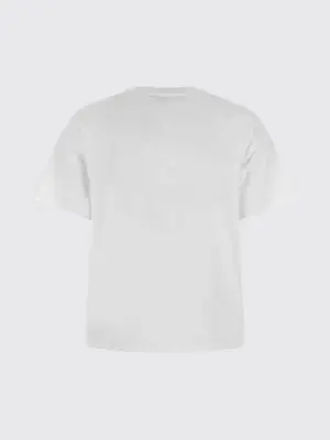 Tory Burch Embroidered Cotton T-shirt With Floral Appliqu